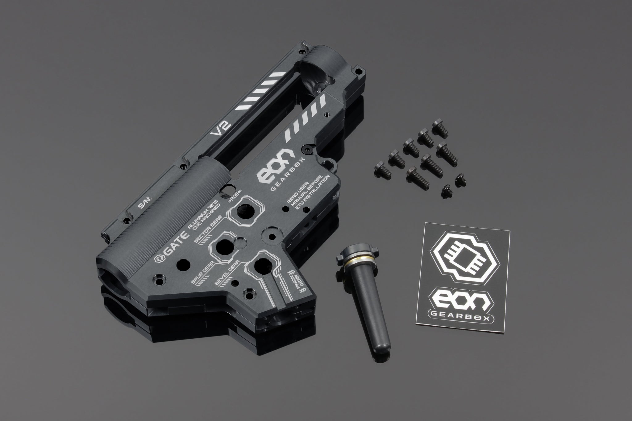 EON V2 Gearbox OUTLET VERSION rev. 2 [CNC] - Titanium / Silver – GATE ...